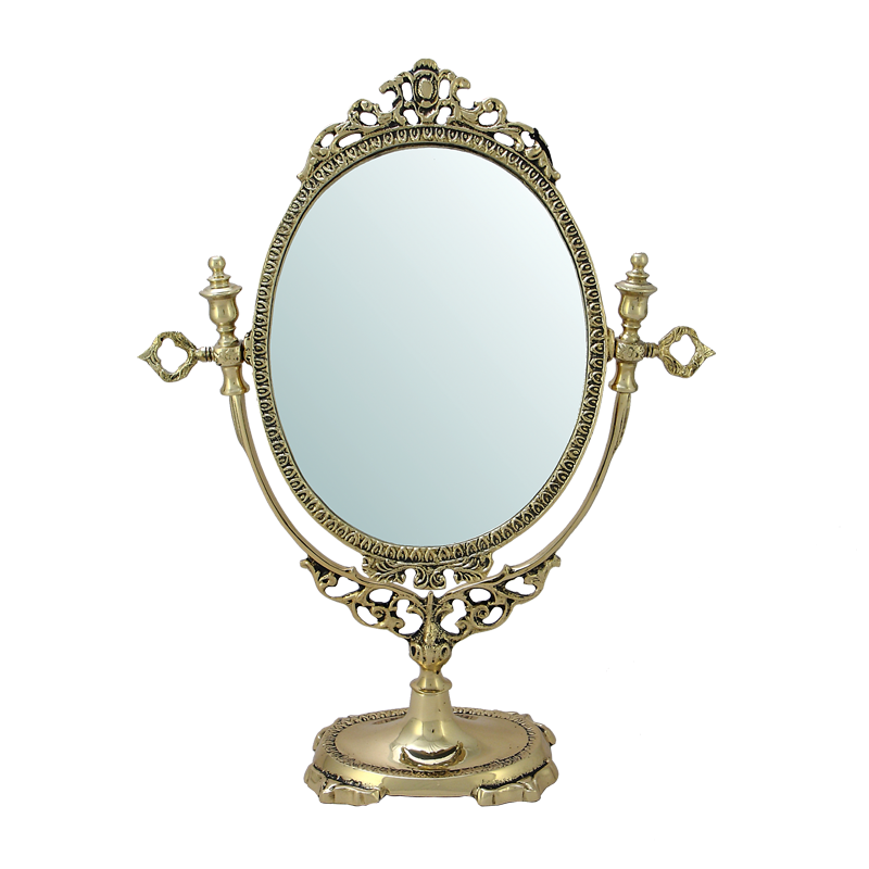 OLDIM-6603 Зеркало Будуар настольное, золото