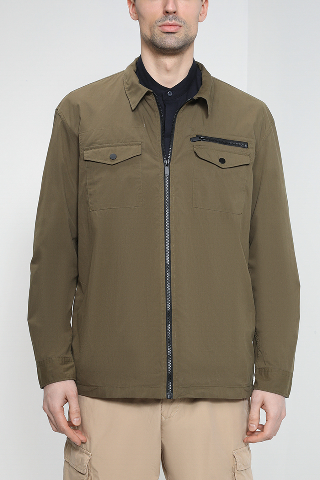 Рубашка мужская Esprit Casual 032EE2F307 хаки S