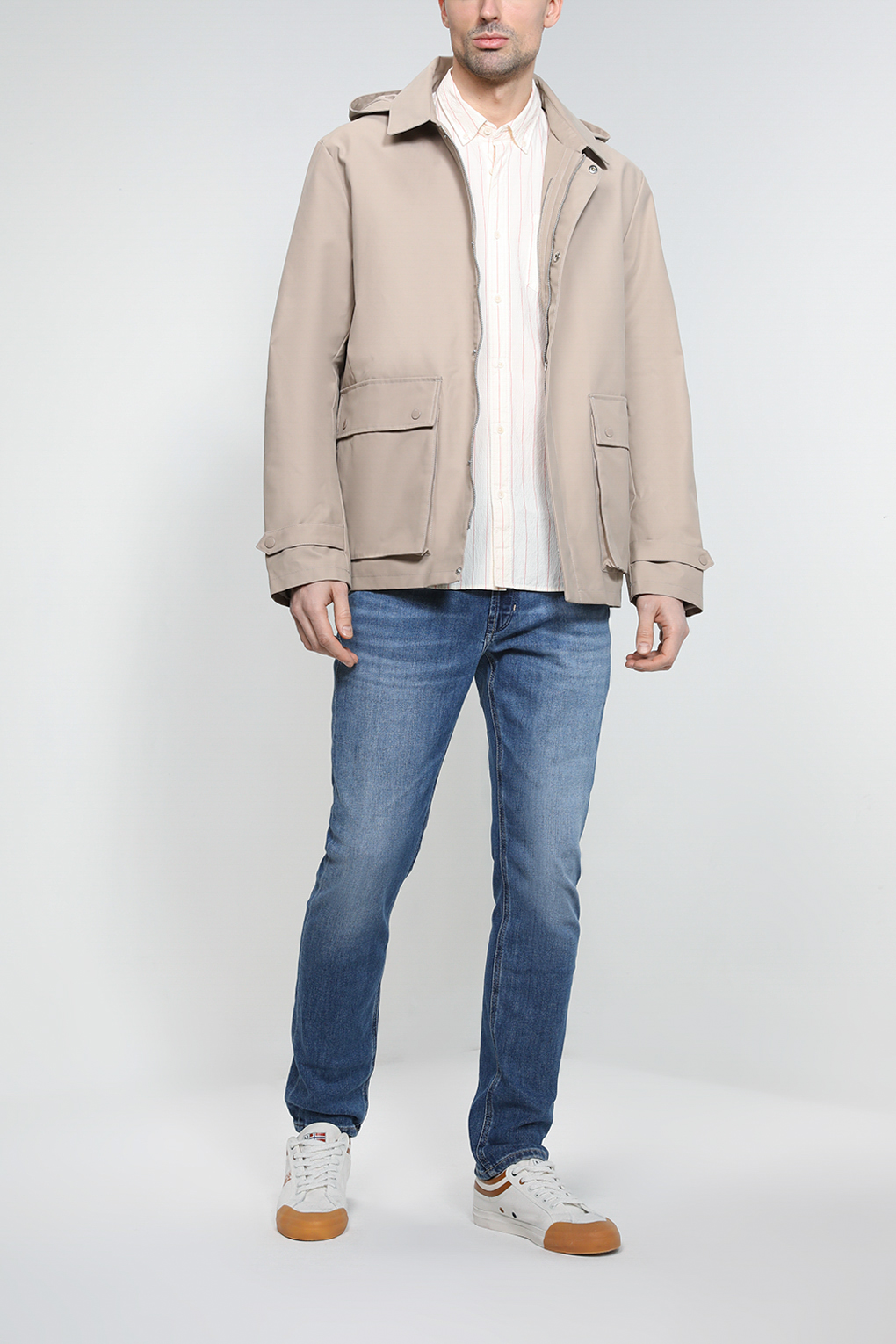 Рубашка мужская Esprit Casual 052EE2F304 белая L