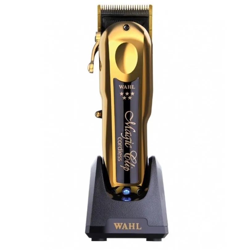 Машинка для стрижки волос Wahl Magic Clip Cordless 5Star Gold 5V золотистый, черный