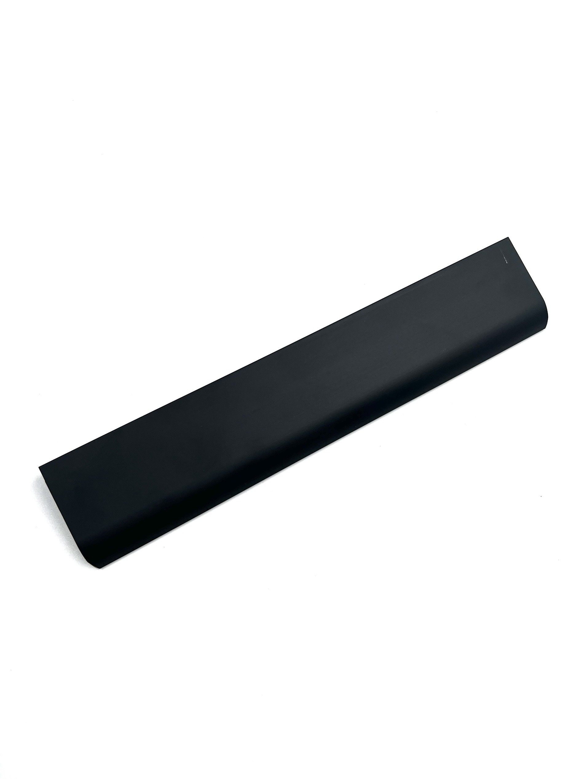 Ручка мебельная торцевая 200 мм, межцентровое расстояние 160 мм, матовый черный, 1шт