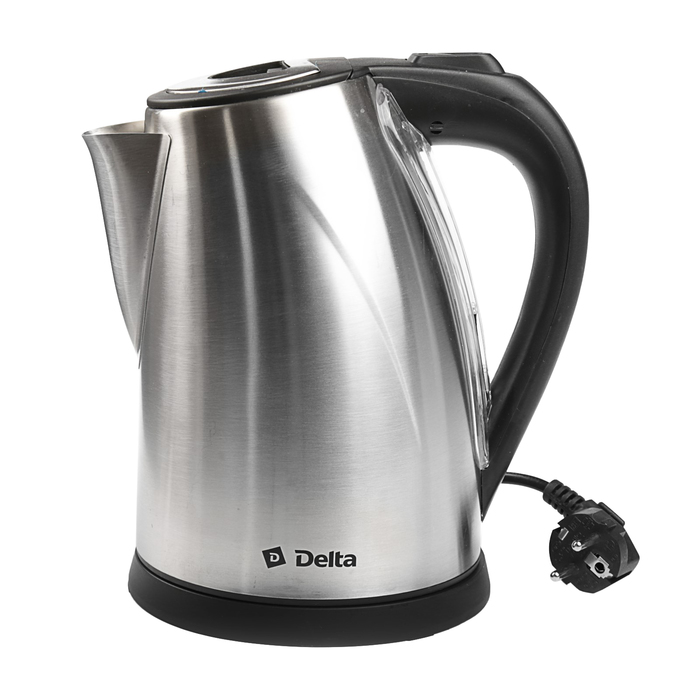 Чайник электрический Delta DL-1033 2 л серебристый