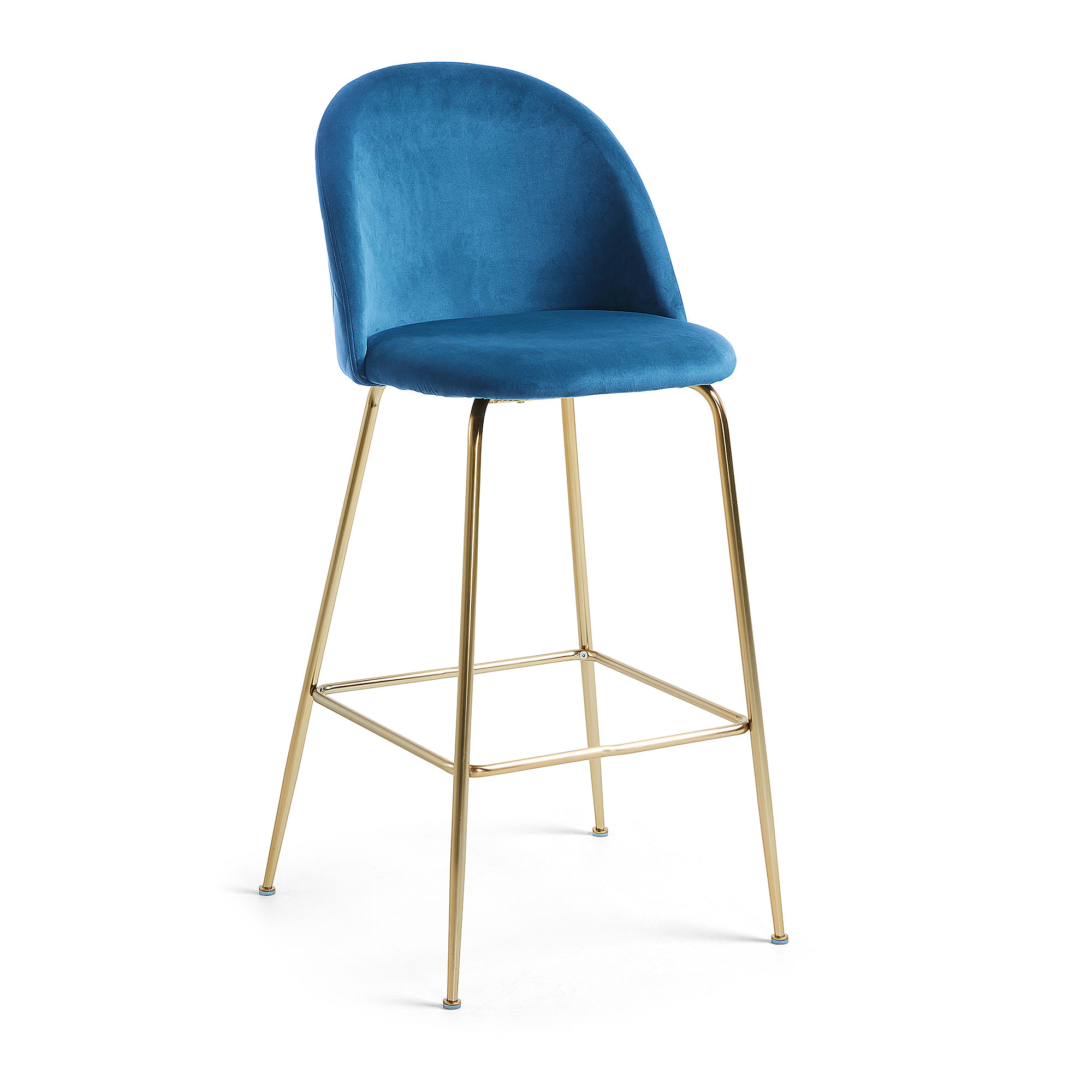 Барный стул La Forma 71380, золотой/синий