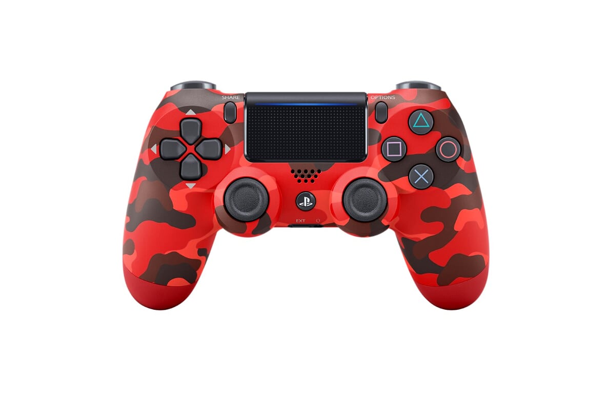 Геймпад Sony DualShock v2 для Playstation 4 Red Camouflage (CUH-ZCT2E)