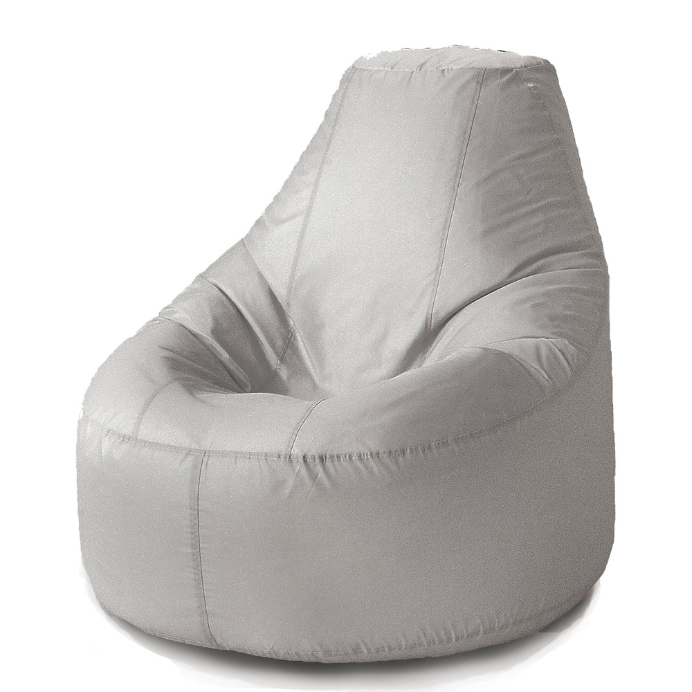 Кресло-мешок Люкс, оксфорд, серебристо-серый