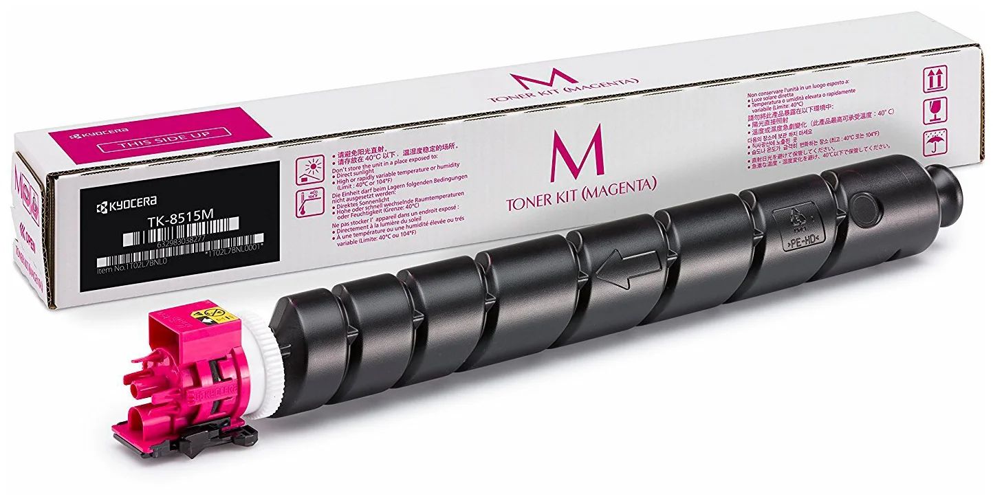 Тонер-картридж для лазерного принтера Kyocera TK-8515M (TK-8515M) пурпурный, оригинальный