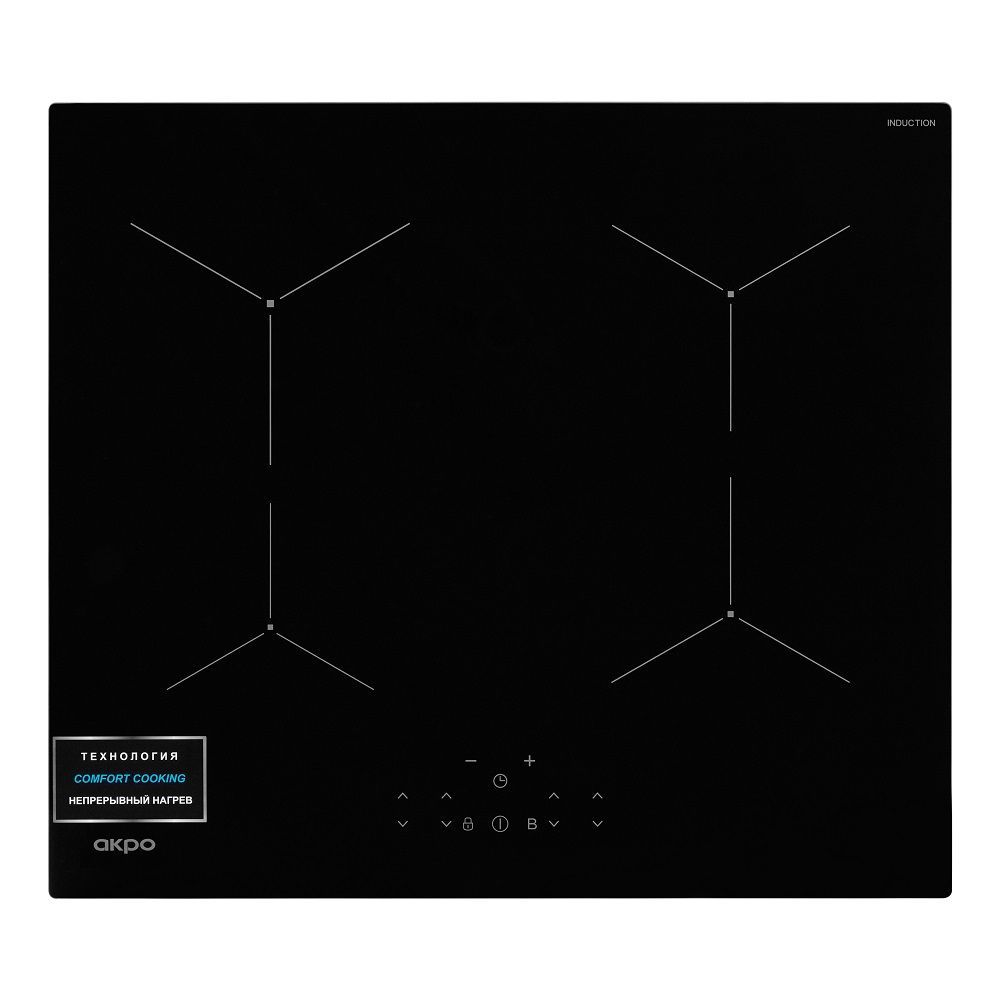 Встраиваемая варочная панель индукционная AKPO PIA 6094015CC BL черный
