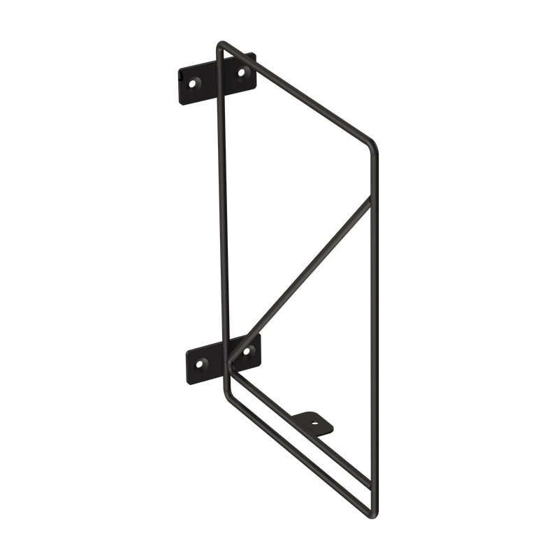 Кронштейн для полки 214*166 мм, матовый черный, 2 шт
