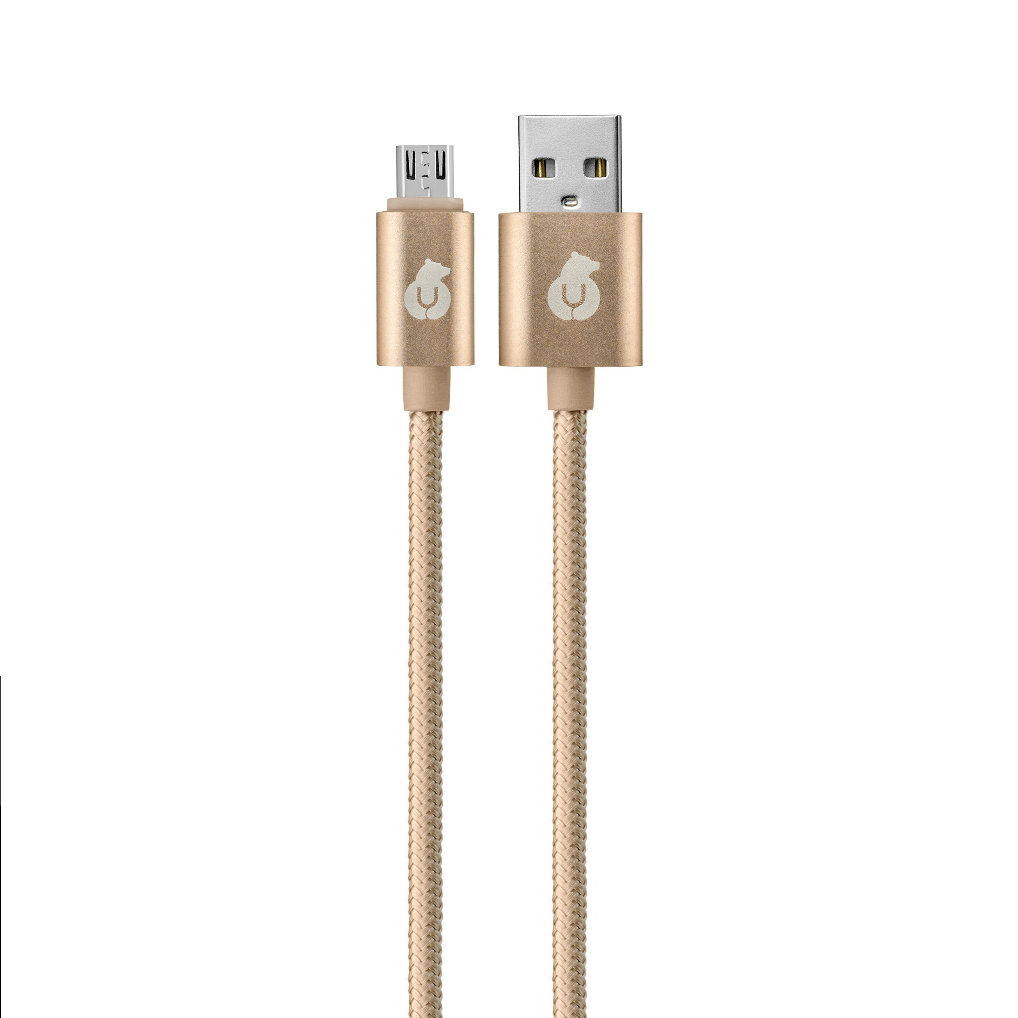 Кабель Micro USB-B - USB-A uBear CORD 1.2 м золотистый