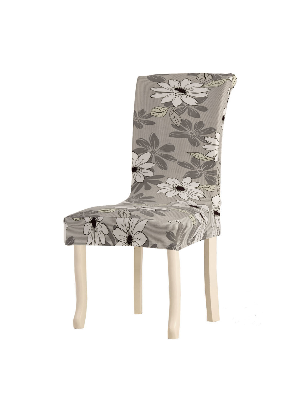Чехол LuxAlto для стула со спинкой Jersey Серый универсальный на резинке 1шт 10404