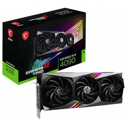 Видеокарта MSI NVIDIA RTX4090 GAMING X TRIO (RTX 4090 GAMING X TRIO 24GB)