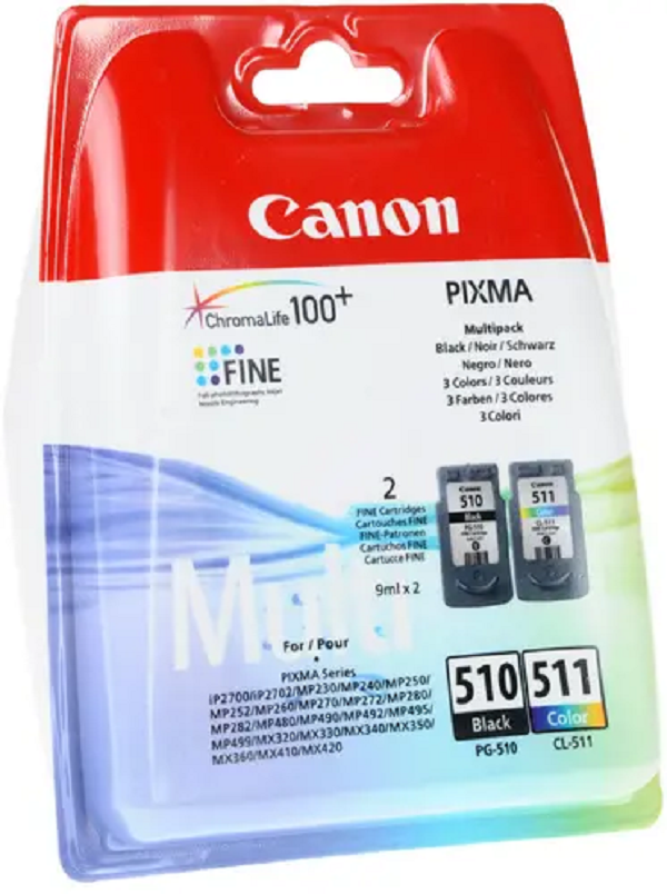 Картридж для струйного принтера Canon (2970B010) черный, многоцветный, оригинальный