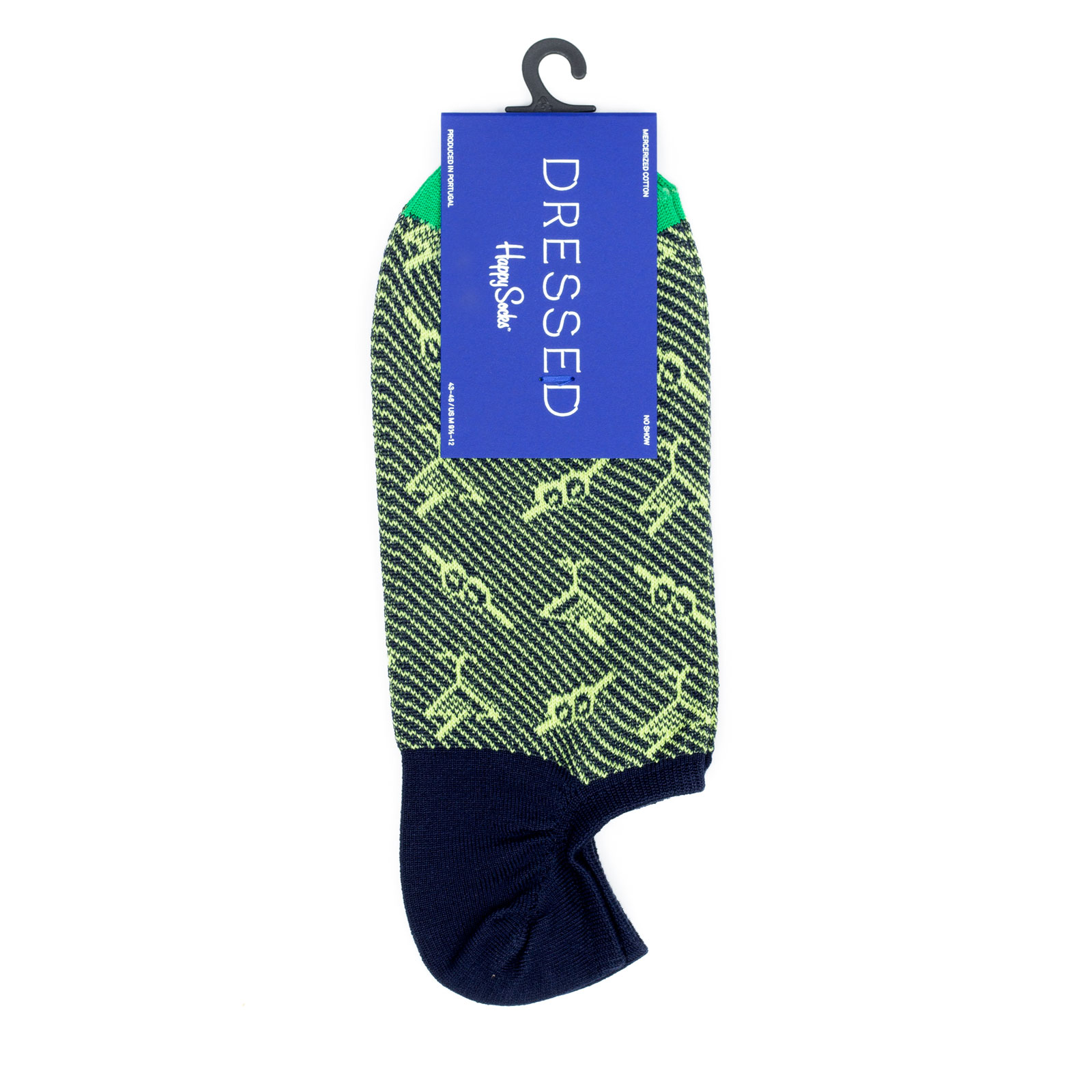 Носки мужские Happy Socks Dressed_No_Show_Martini зеленые 39-42