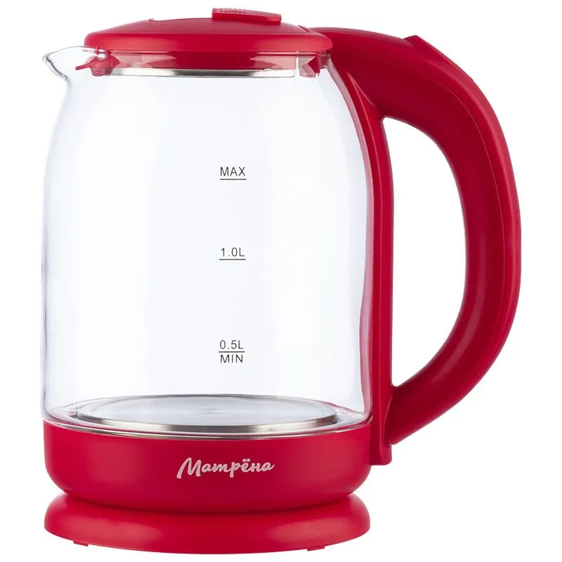 Чайник электрический Матрёна MA-007 1.8 л красный