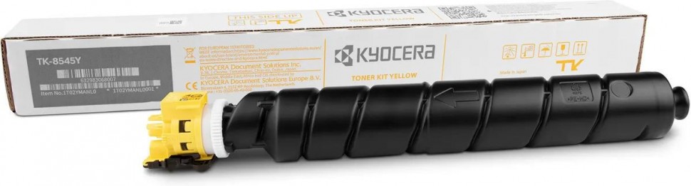 Тонер-картридж для лазерного принтера Kyocera 1T02YMANL0 (1T02YMANL0) желтый, оригинальный