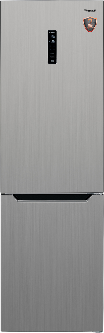 Холодильник Weissgauff WRK 2000 XNF DC  серый