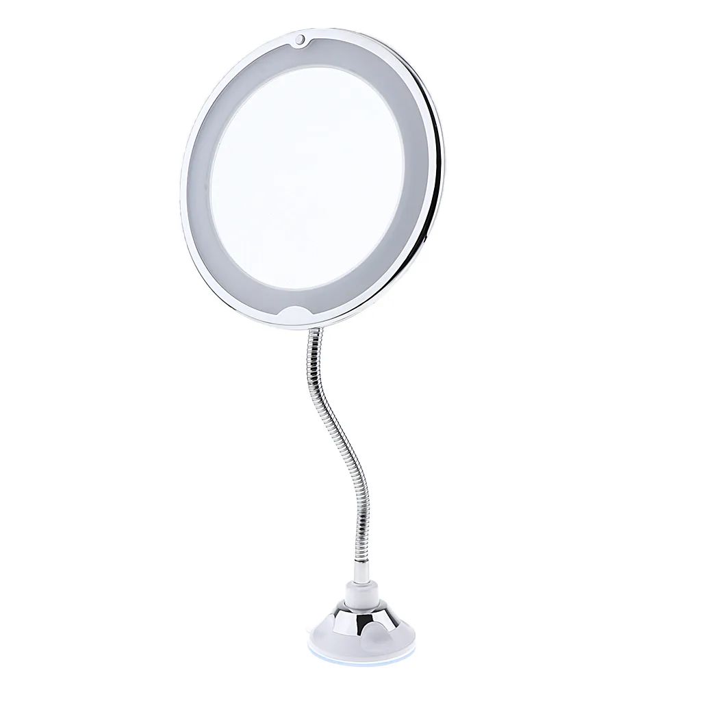 Косметическое гибкое зеркало для макияжа с подсветкой Flexible Mirror