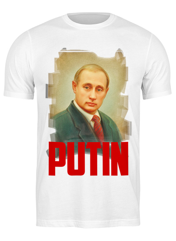 Футболка мужская Printio Putin белая 2XL