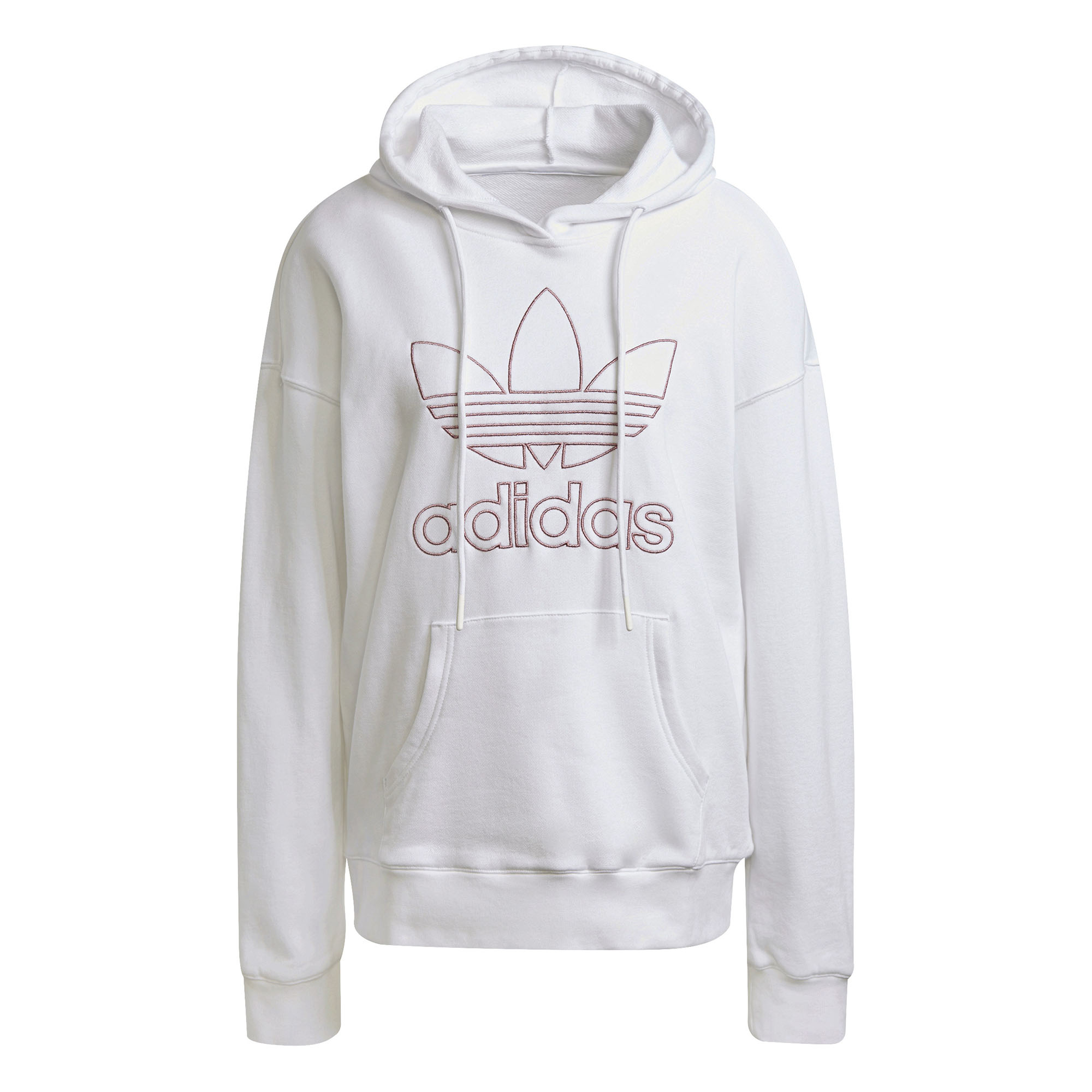 Худи женское Adidas HG1848 белое 46