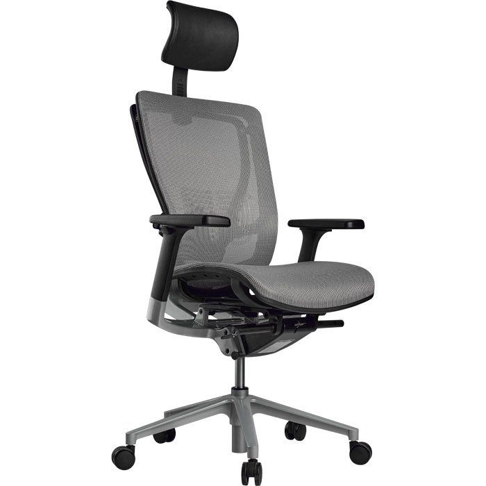 Эргономичное кресло для офиса SCHAIRS AEON-А01S, Цвет: серый