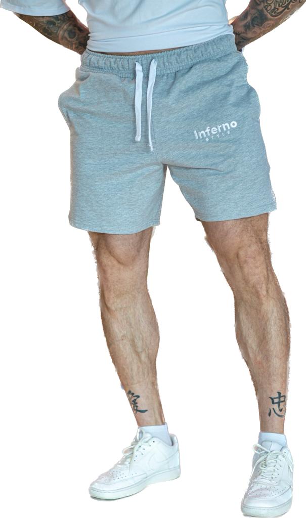 Спортивные шорты мужские INFERNO style Ш-007-001 серые 4XL