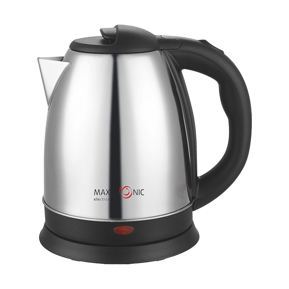 Чайник электрический MAXTRONIC MAX-305A 1.8 л серебристый, черный