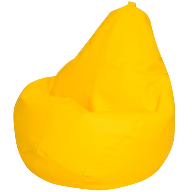 Кресло Мешок Груша Желтая ЭкоКожа XL, Классический