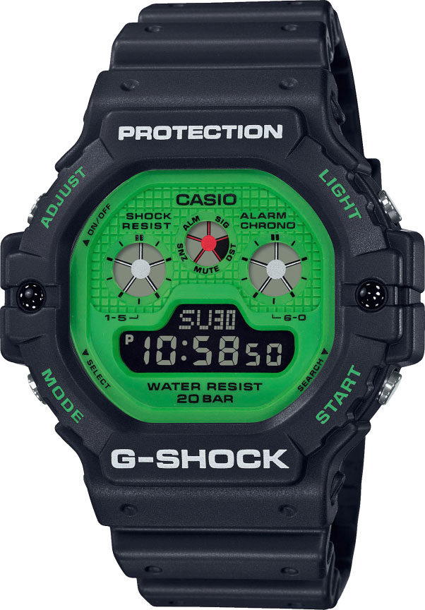 Наручные часы Casio G-SHOCK DW-5900RS-1ER с хронографом