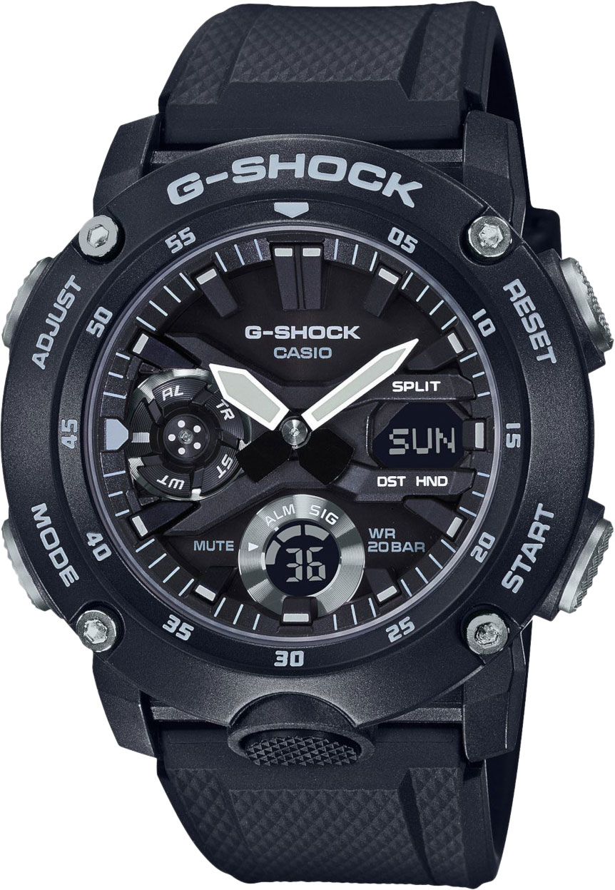 Наручные часы Casio G-SHOCK GA-2000S-1AER с хронографом
