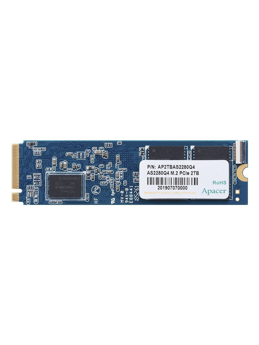 SSD накопитель Apacer AS2280Q4 M.2 2280 500 ГБ (AP500GAS2280Q4-1)