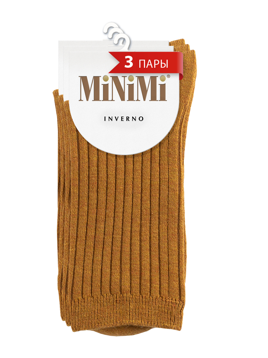 Комплект носков женских Minimi Basic SNL-475310 коричневых 35-38
