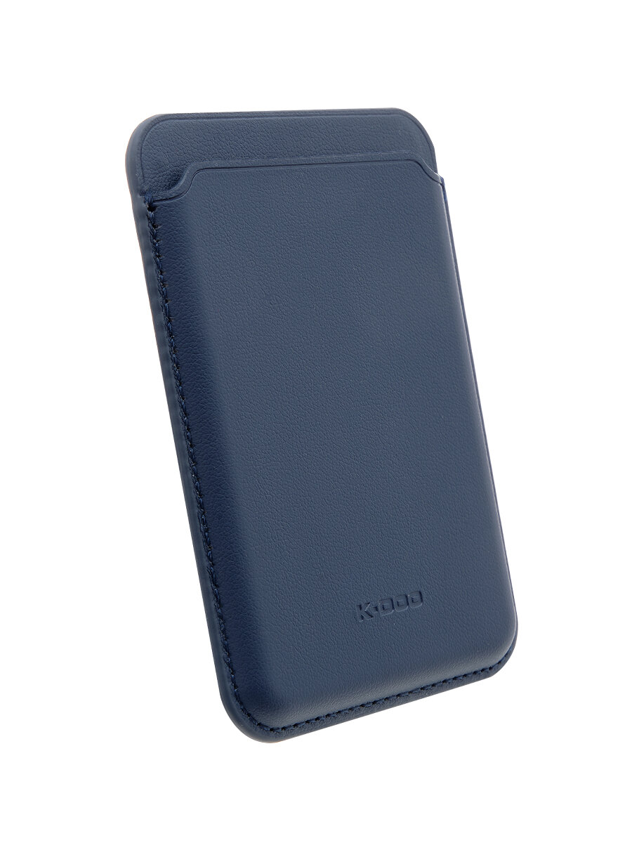 Чехол Magsafe Wallet для Apple iPhone 13 Pro - Тёмно Синий
