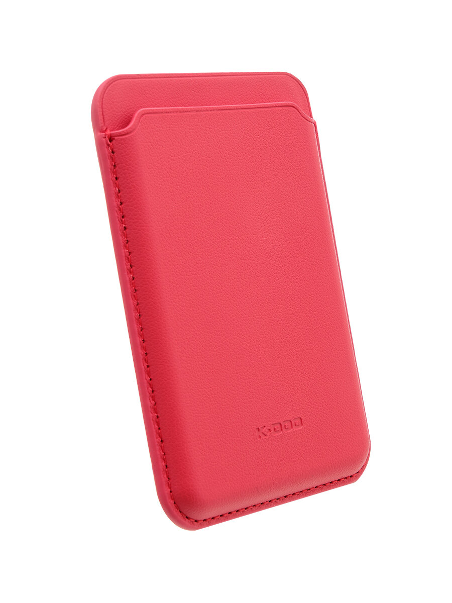 Чехол Magsafe Wallet для Apple iPhone 14 Plus - Красный
