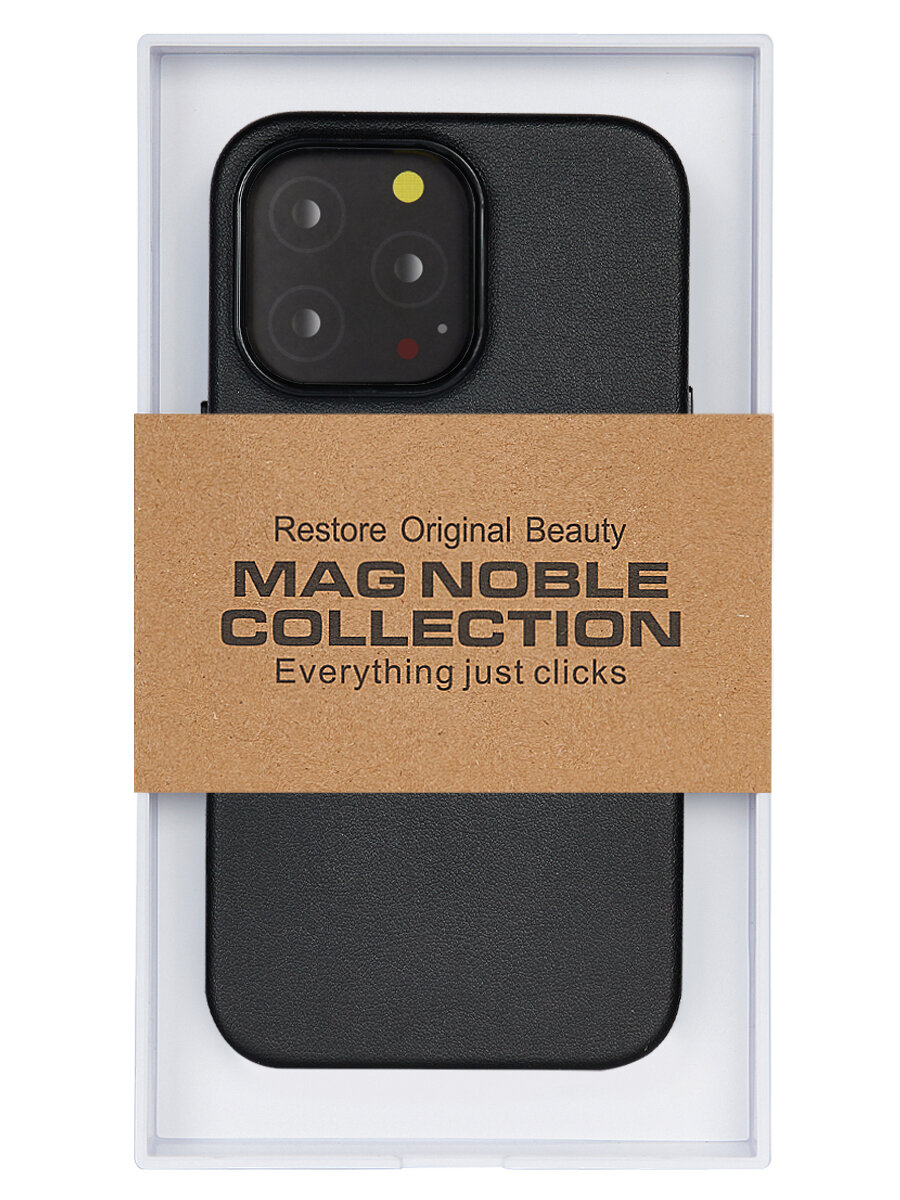 Чехол с MagSafe для iPhone 14 Mag Noble Collection - Чёрный