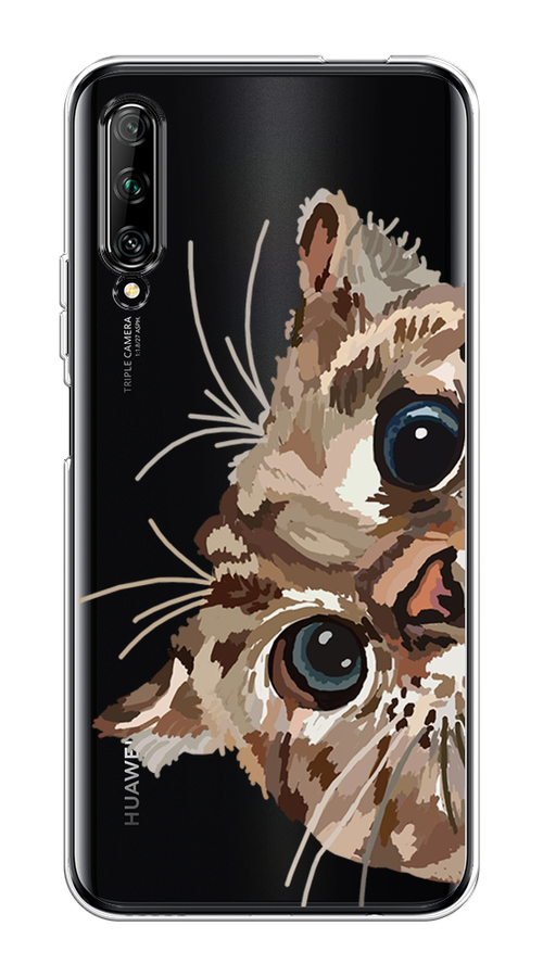 Чехол на Huawei Y9s  "Любопытный кот"