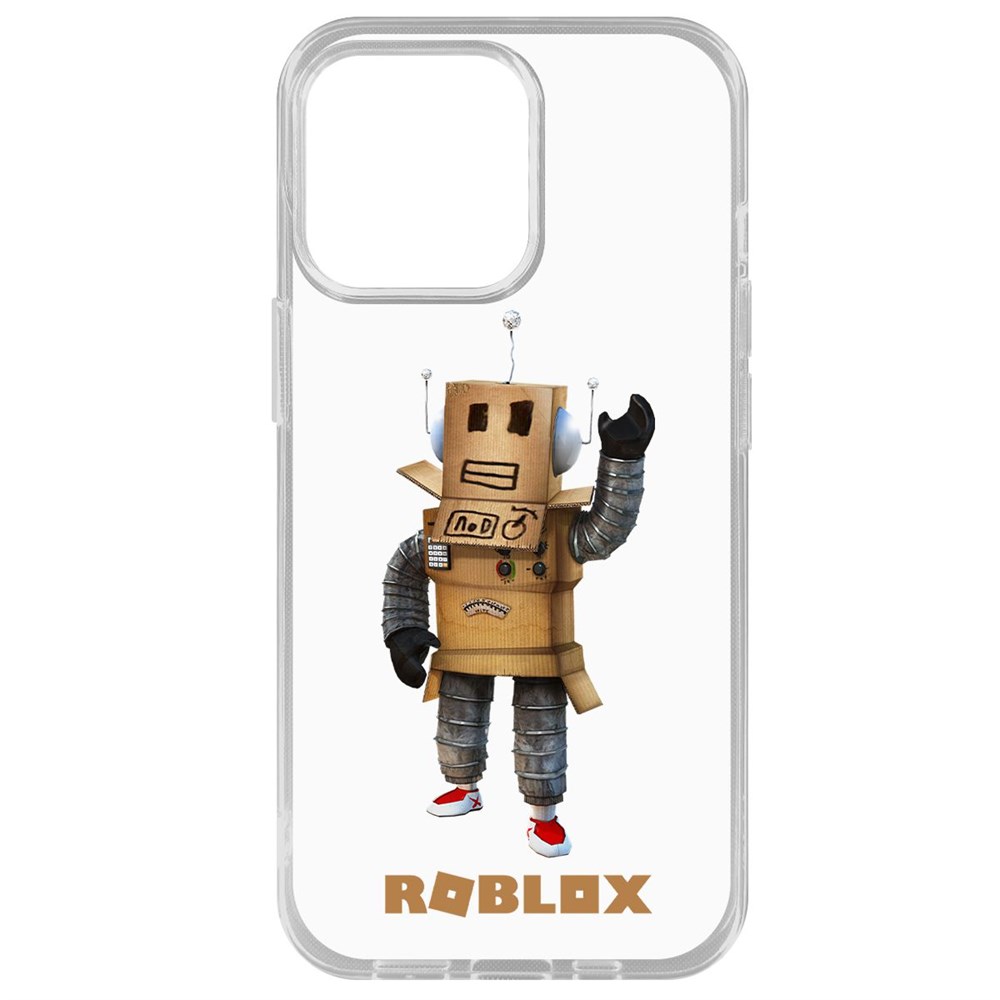 Чехол-накладка Krutoff Clear Case Roblox-Мистер Робот для iPhone 14 Pro Max