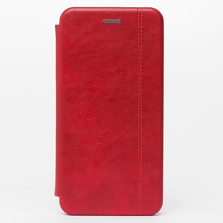 Чехол для Samsung SM-A525F (Galaxy A52), A528B (A52s 5G) флип боковой кожзам №3 <красный>