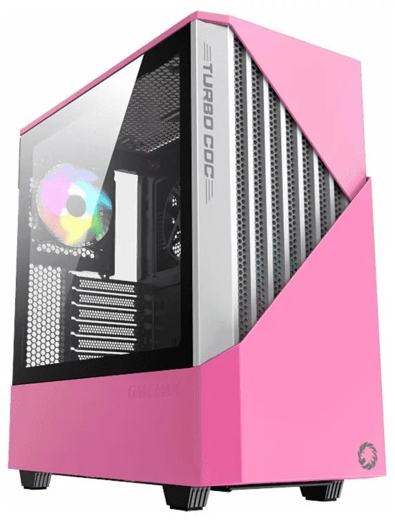 Корпус компьютерный GAMEMAX Contac COC WP MFG.T806 Pink