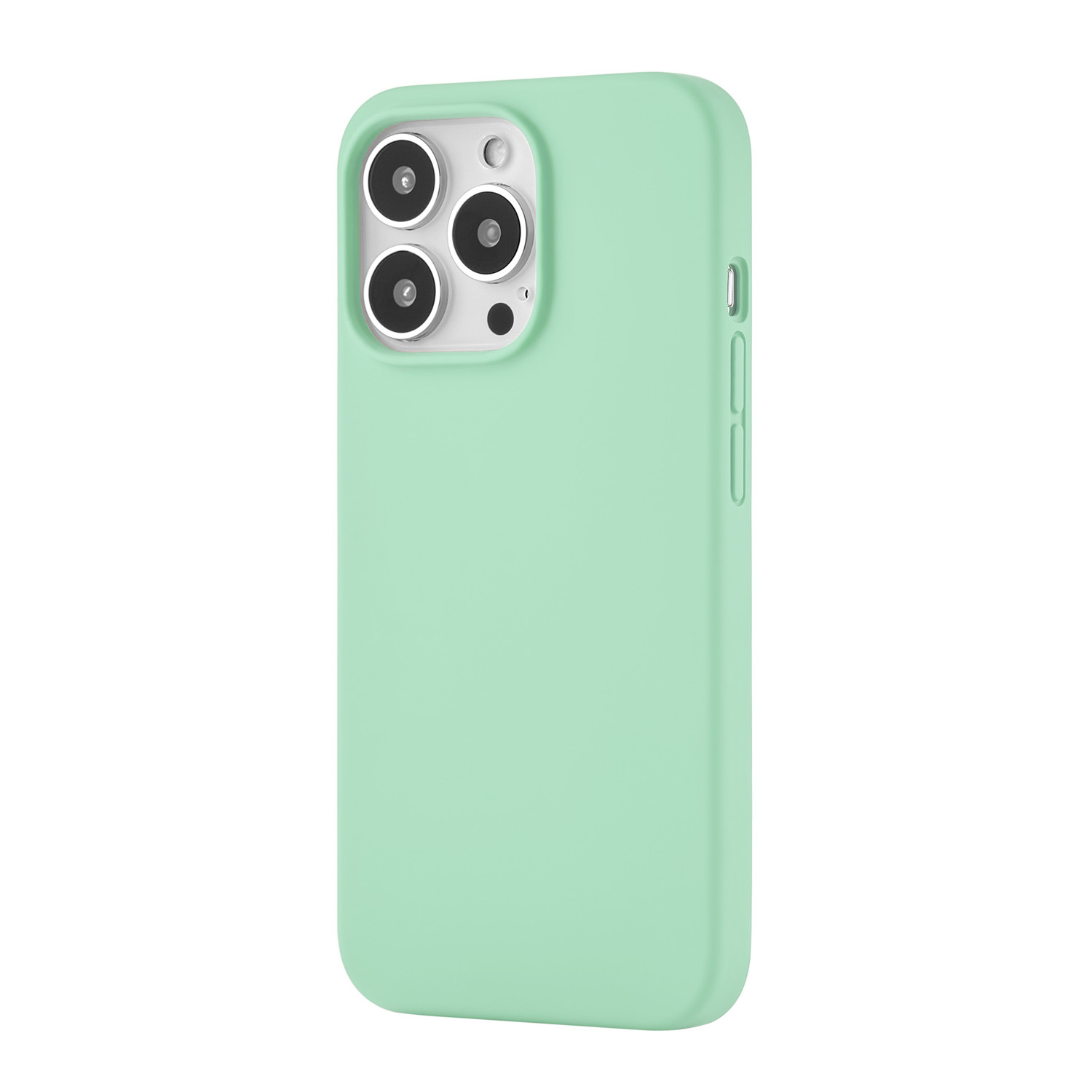 Чехол uBear Touch Case (Liquid silicone) для iPhone 13 Pro, зеленый
