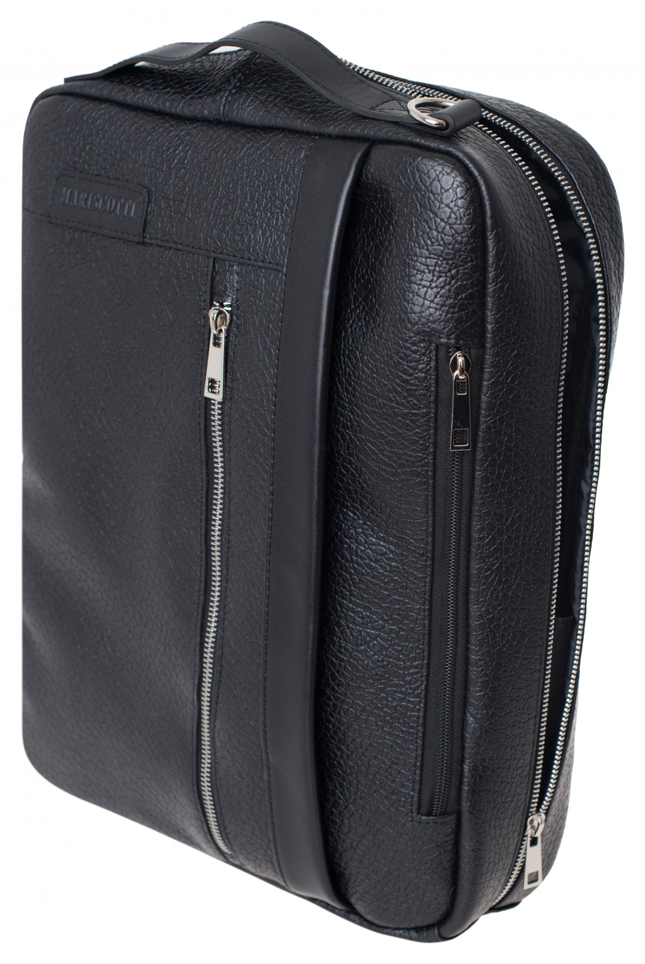 Сумка-рюкзак мужская Franchesco Mariscotti 2-1039к чернильная, 28х38х13 см