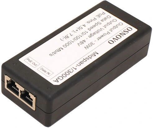 PoE-инжектор OSNOVO Midspan-1/300GA Gigabit Ethernet