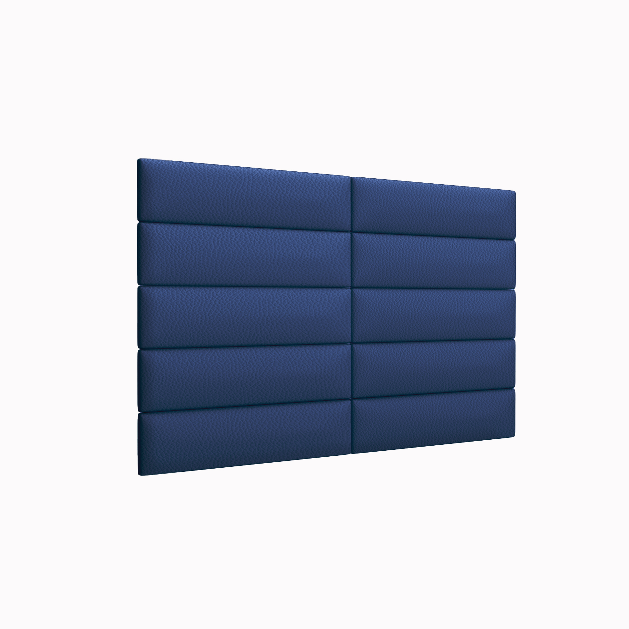 Прикроватная панель Eco Leather Blue 15х60 см 2 шт.