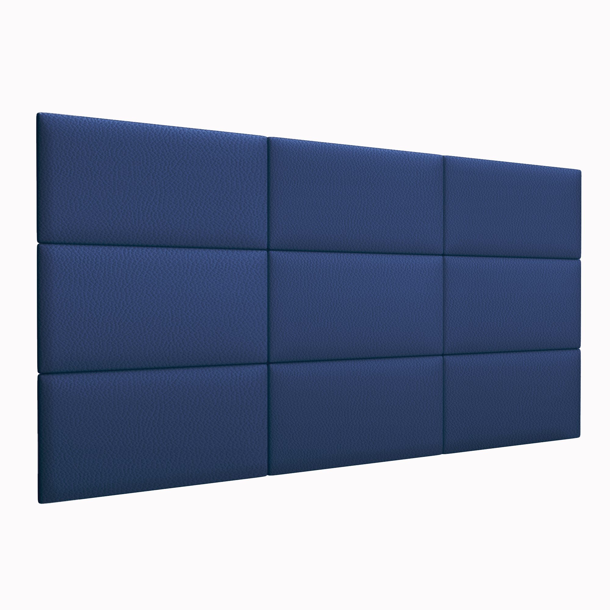 Прикроватная панель Eco Leather Blue 30х60 см 2 шт.