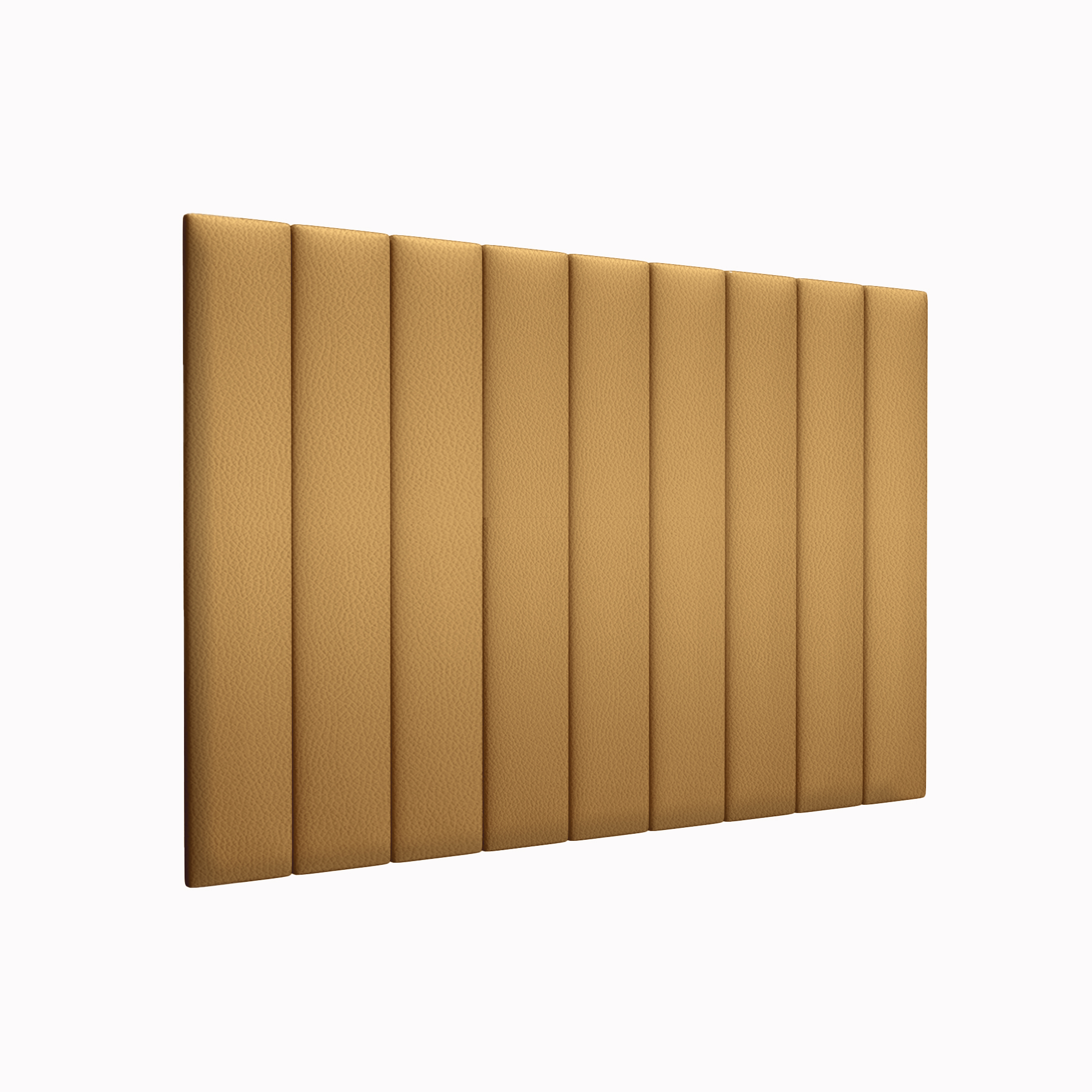 Прикроватная панель Eco Leather Gold 15х90 см 4 шт.