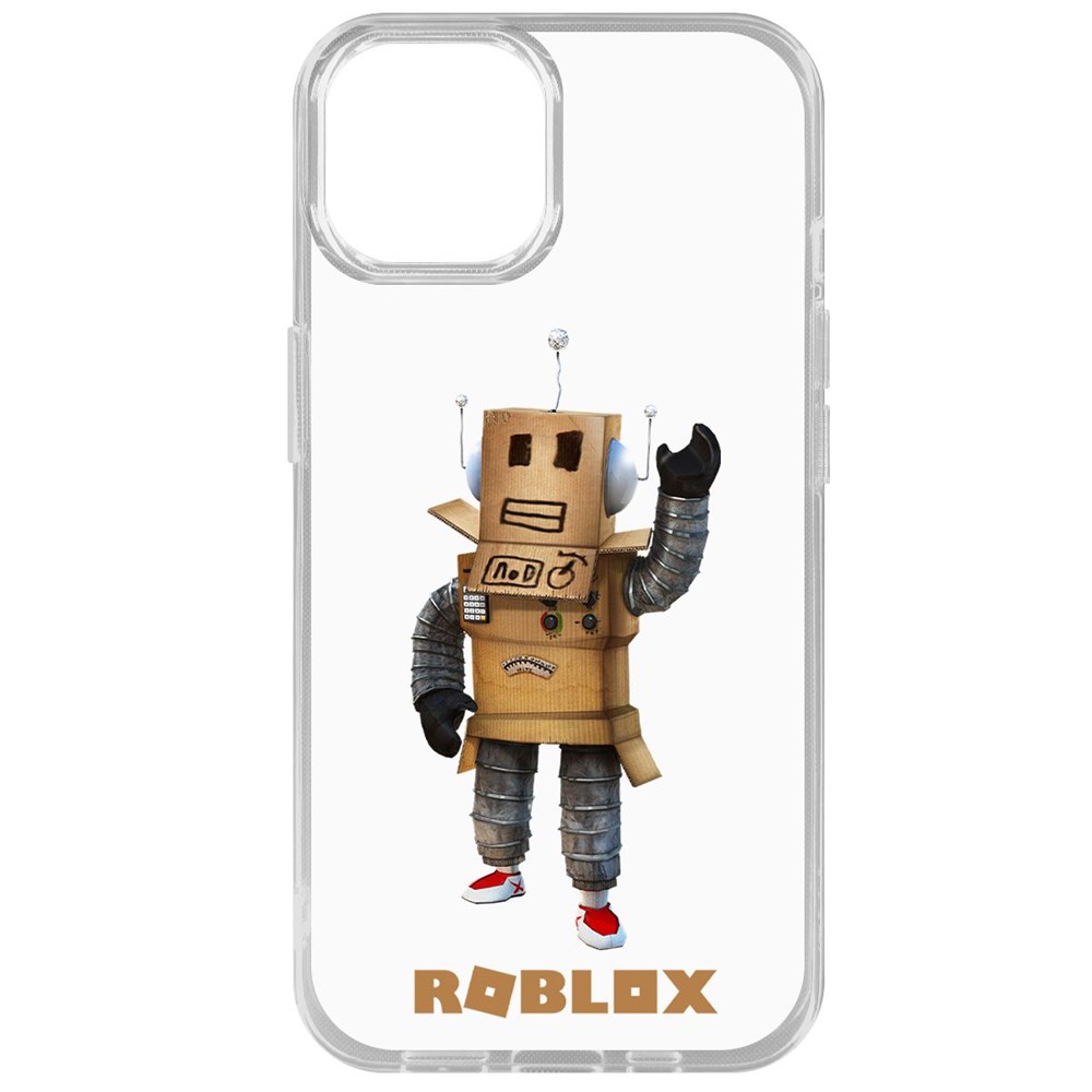 Чехол-накладка Krutoff Clear Case Roblox-Мистер Робот для iPhone 14