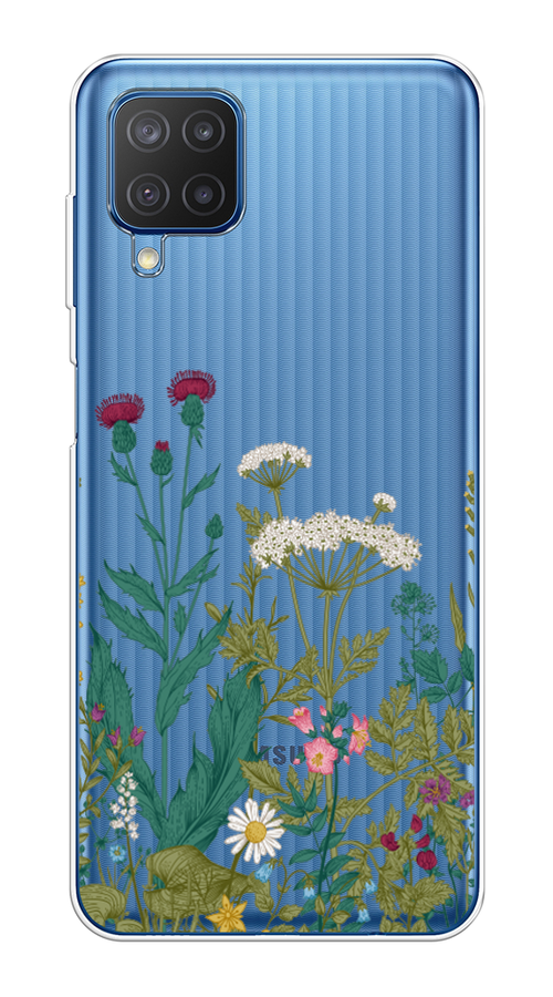Чехол на Samsung Galaxy A12/M12 "Дикие полевые цветы"