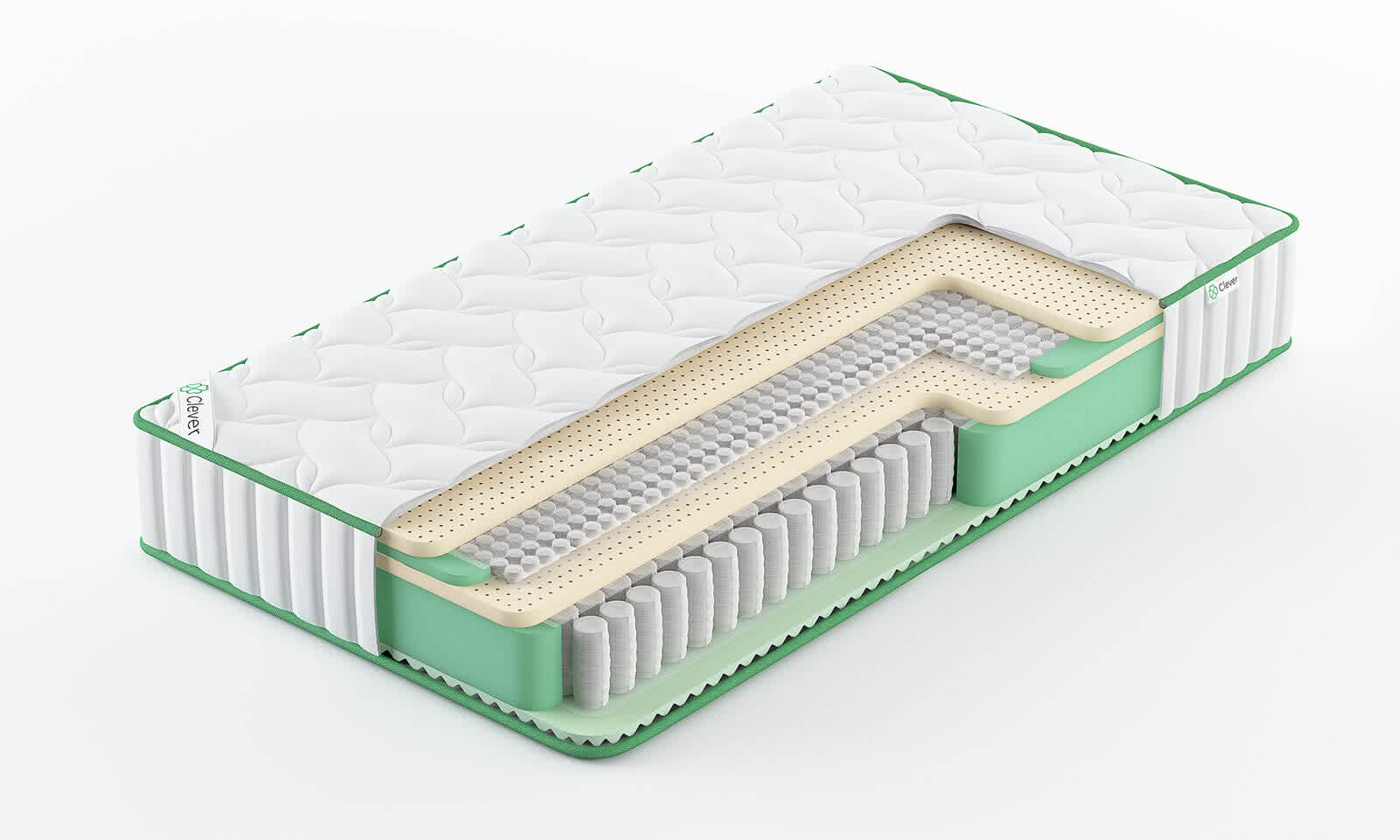 Матрас Clever HybridFlex Soft 75x215