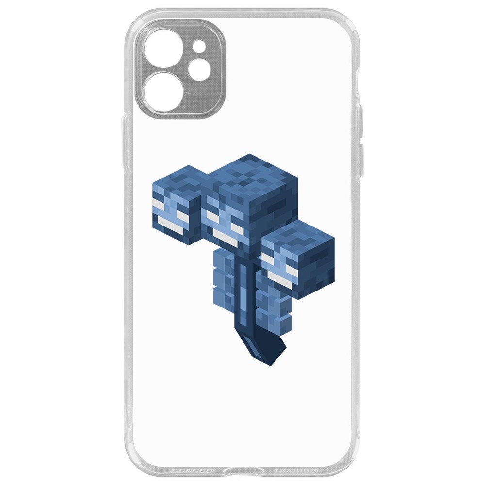 Чехол-накладка Krutoff Clear Case Minecraft-Иссушитель для iPhone 11 с защитой камеры