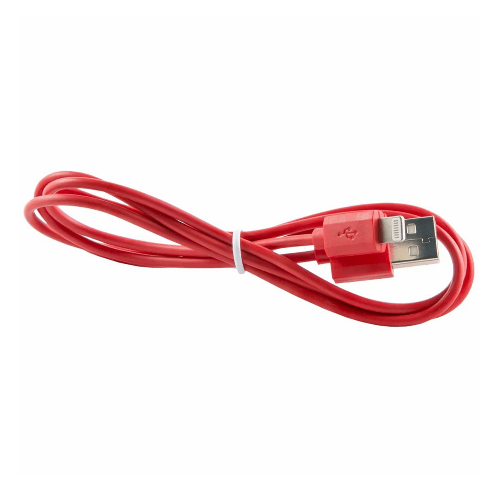 Кабель для зарядки и передачи данных Red Line USB-Lightning красный 3 м