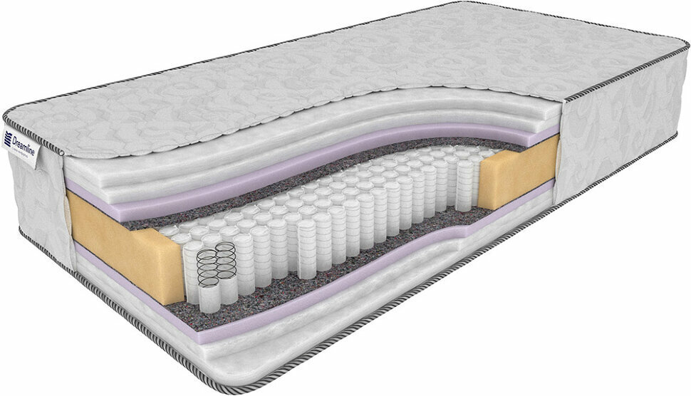 Матрас Dreamline Superior medium/Hard 1000 пружинный 120х195 см